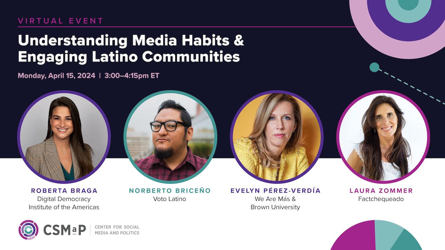 Event: NYU’s Center for Social Media and Politics Panel - Understanding Media Habits & Engaging ...