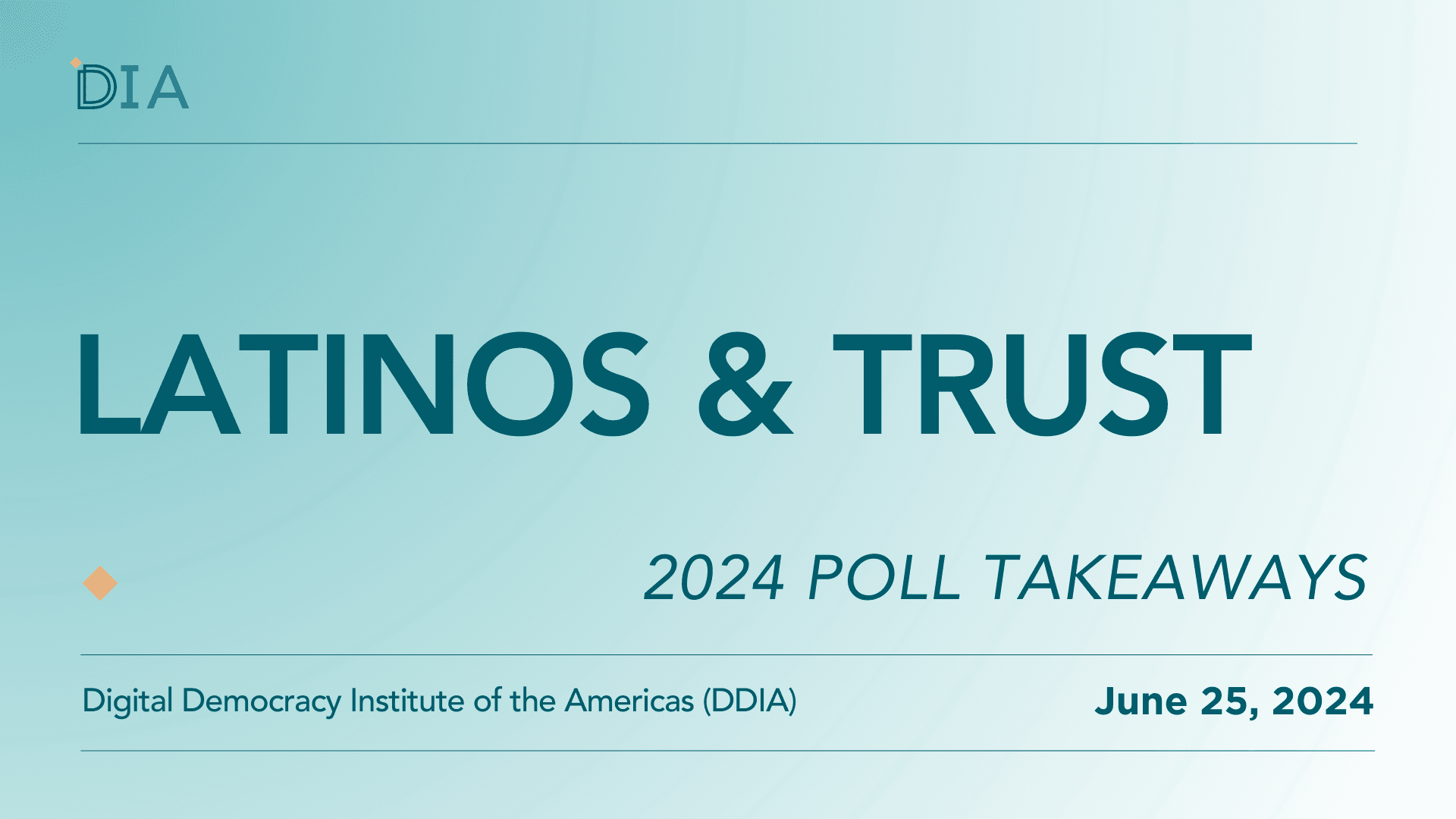2024 Poll Takeaways: Latinos & Trust